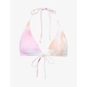 GRACEJACOB Lucia Marble Bikini Top - Multi