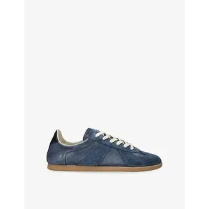MAISON MARGIELA Maison Margiela Replica Low Top Suede Trainers Blue