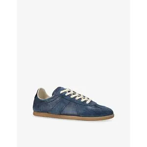 MAISON MARGIELA Replica Low Top Suede Trainers - Blue