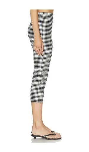 Lpa Gigi Capri In Gingham Print - Multi