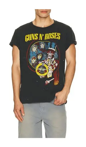 MadeWorn Guns N Roses Tee In . Also - Black