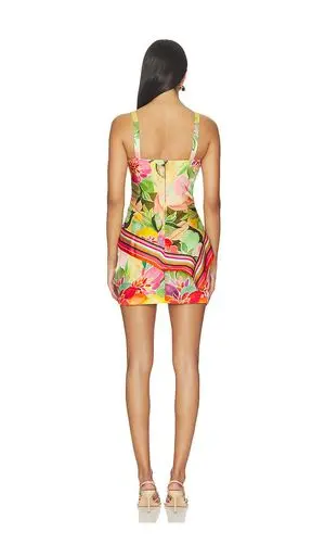 Amanda Uprichard Keyshia Floral Mini Dress
