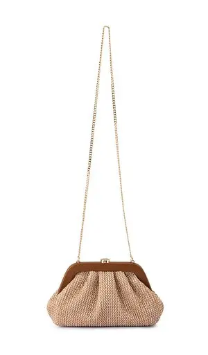 OLGA BERG Ash Woven Clutch