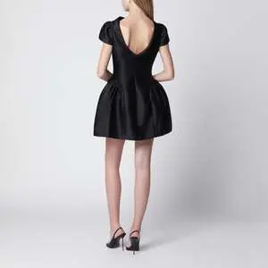 SELF-PORTRAIT Mini Taffeta Dress With Collar