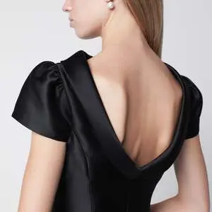 SELF-PORTRAIT Mini Taffeta Dress With Collar