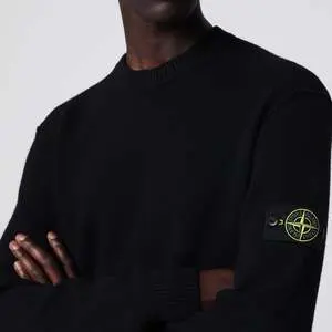 Stone Island Virgin Wool Crewneck Sweater