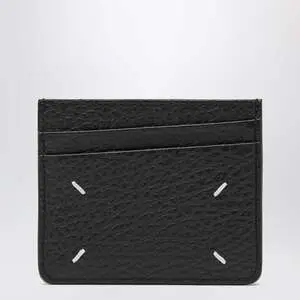 MAISON MARGIELA Four Stitches Calfskin Card Holder - Black