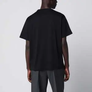 Prada Boxy Cotton Crew-neck T-shirt - Black