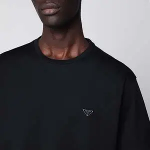 Prada Boxy Cotton Crew-neck T-shirt - Black