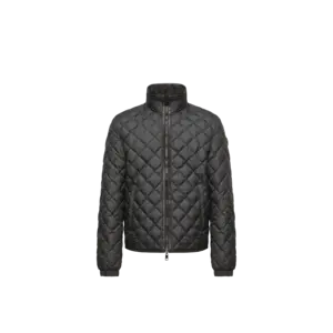 Moncler Delviane Reversible Diamond-quilted Down Jacket - Black