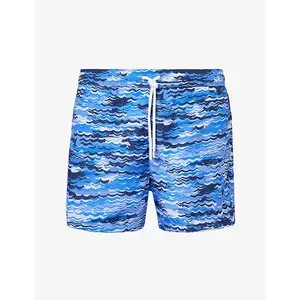 Missoni Mid-length Swim Shorts - Blue