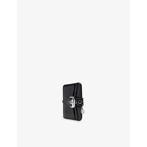 Maje Miss M Leather Card Holder - Black
