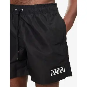 Amiri Patch Logo Swim Shorts