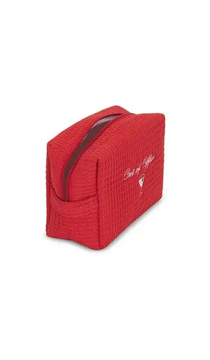 ABBODE Out Of Office Martini Waffle Pouch - Red