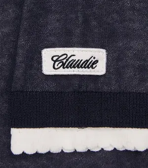 Claudie Pierlot Cotton-blend Contrast-knit Sweater