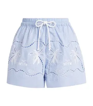 Sandro Embroidered Shorts For Women