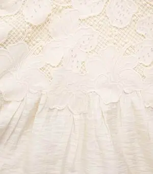 Sandro Guipure-lace Sleeveless Midi Dress - Beige