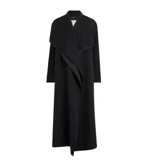 RETORI Virgin Wool Double Coat - Black