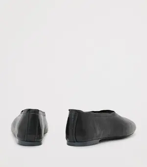 ALLSAINTS Hailee Leather Ballet Flats