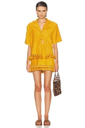 Cap D'antibes Antonia Shirt - Ocre Jaune