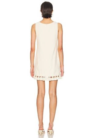 Cap D'antibes Manon Courte Dress - Blanc Casse