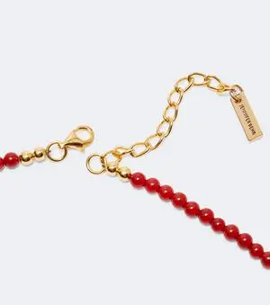 JENNIFER BEHR Maraschino Beaded Cherry Necklace