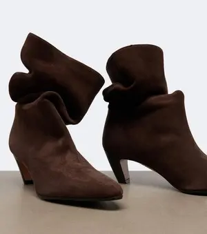 AQUAZZURA Slouchy Suede Mid-calf Boots