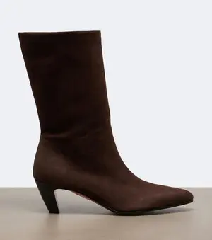 AQUAZZURA Slouchy Suede Mid-calf Boots