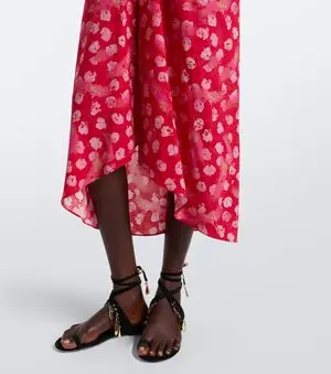 Isabel Marant Étoile Albini Floral Silk-blend Midi Dress