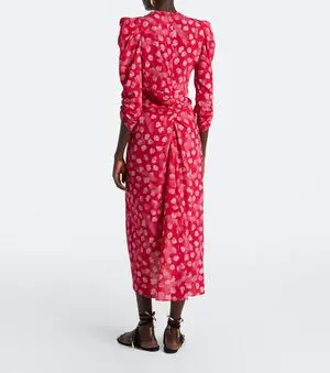 Isabel Marant Étoile Albini Floral Silk-blend Midi Dress