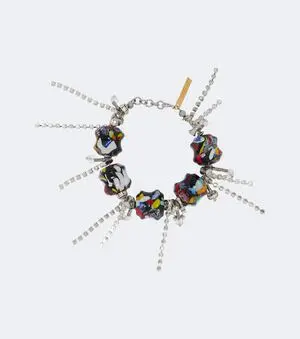 Dries Van Noten Beaded Embellished Bracelet - Multicoloured