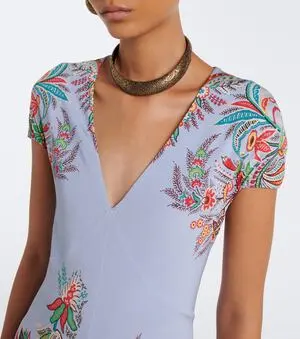 Etro Printed Maxi Dress