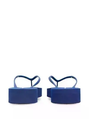 Tommy Hilfiger Logo Print Platform Flip-flops