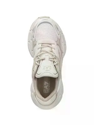 EA7 Logo Detail Lace-up Sneakers