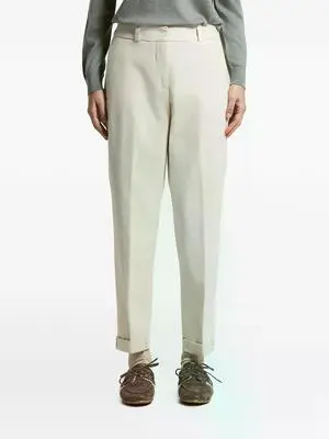 Peserico Pressed Crease Trousers - Neutrals