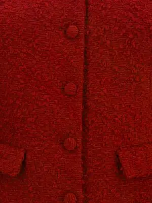 Magda Butrym Bouclé Button-up Mini Dress