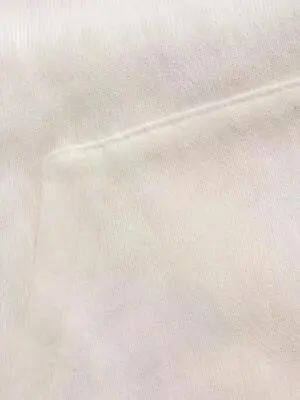 Celine White Cotton Logo Print Hoodie
