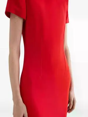 JIL SANDER Cady Crew-neck Dress - Red