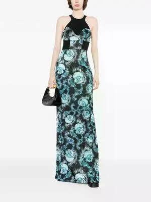 Just Cavalli Seashell-print Maxi Dress