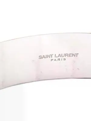 Saint Laurent Rhinestone Embellished Cuff Bracelet