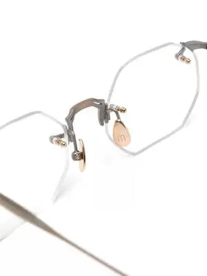Matsuda Rimless Geometric-frame Eyeglasses