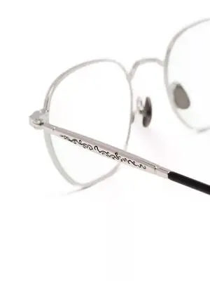 Matsuda Engraved Geometric-frame Eyeglasses