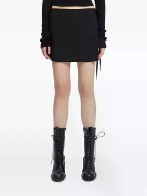 ANN DEMEULEMEESTER Wrap-style Mini Skirt