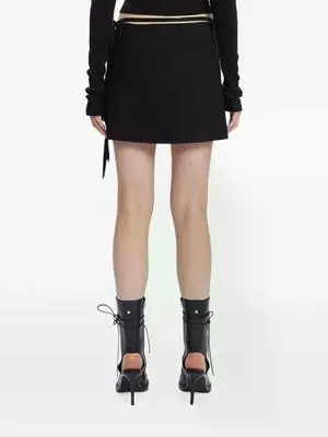 ANN DEMEULEMEESTER Wrap-style Mini Skirt
