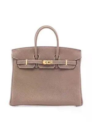 Hermès 25 Birkin Togo Handbag - Grey