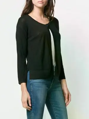 SOTTOMETTIMI One Button Cardigan - Black