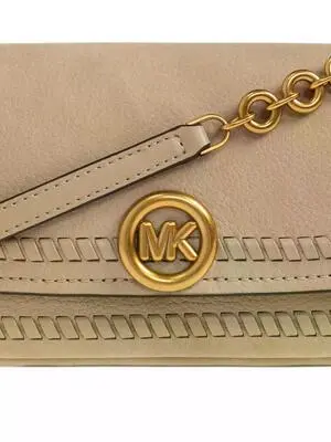 Michael Kors Mini Nolita Leather Shoulder Bag - Neutrals