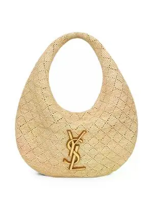 Saint Laurent Loulou Woven Shoulder Bag
