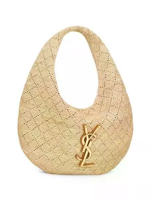 Saint Laurent Loulou Woven Shoulder Bag