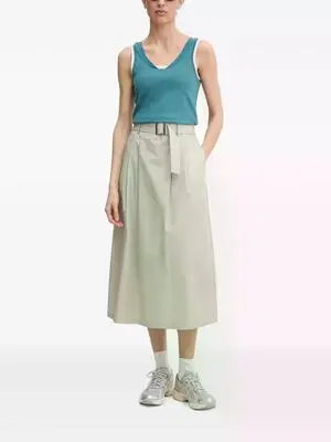 EA7 Sleeveless Ribbed V-neck Top